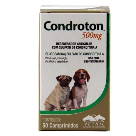 Condroton 500Mg – 60 Comprimidos – Vetnil – AgropetWeb